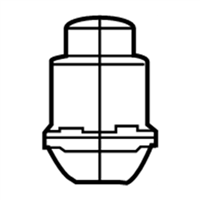 6509422AA - Genuine Mopar Nut-Wheel