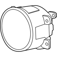 68353533AA - Genuine Mopar Front Fog Lamp