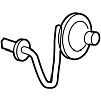 56040921AG - Genuine Mopar Antenna-Base Cable And Bracket