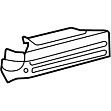 4780902AE - Genuine Mopar Cover-Rear Floor Outer Extension