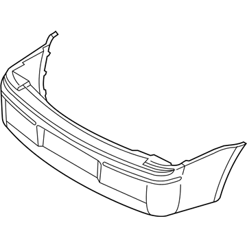 4806439AA - Genuine Mopar Rear Bumper Cover