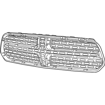 Dodge Durango Grille - Guaranteed Genuine Dodge Parts