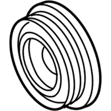 4893283AC - Genuine Mopar Pulley-Crankshaft