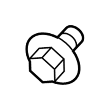 6107053AA - Genuine Mopar Screw-HEXAGON FLANGE Head