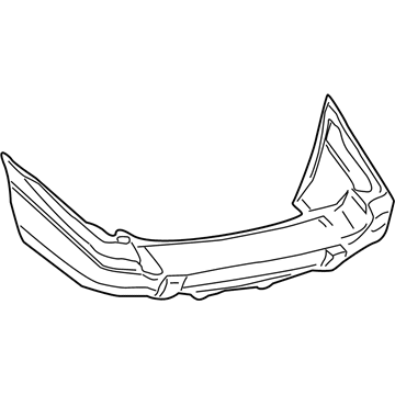 68040730AA - Genuine Mopar FASCIA-Rear