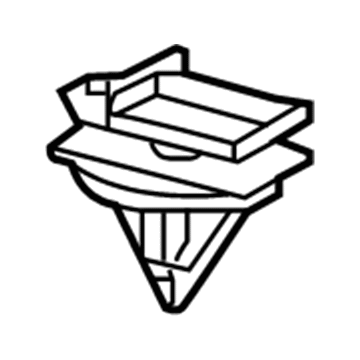 6511438AA - Genuine Mopar Clip-Spoiler