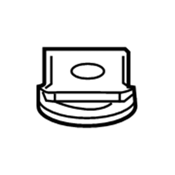 6511452AA - Genuine Mopar Nut-Plastic