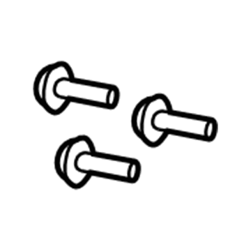6512273AA - Genuine Mopar Bolt-HEXAGON FLANGE Head