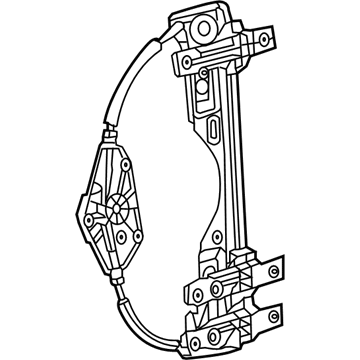 Jeep Compass Window Regulator - Guaranteed Genuine Jeep Parts