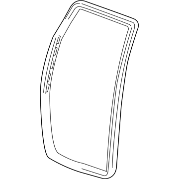 55112374AD - Genuine Mopar WEATHERST-Rear Door Mounted
