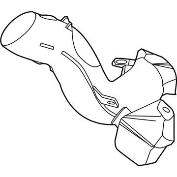 4861736AB - Genuine Mopar Fresh Air Duct