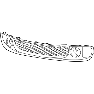 68111678AB - Genuine Mopar Grille-Lower
