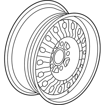 4726431AA - Genuine Mopar Steel Wheel