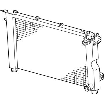 4677694AA - Genuine Mopar Engine Cooling Radiator