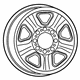 4755301AB - Genuine Mopar Wheel-Steel