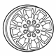 6MP64AAAAA - Genuine Mopar Aluminum Wheel