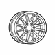 4755533AA - Genuine Mopar Wheel-Aluminum