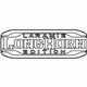 68358491AA - Genuine Mopar NAMEPLATE-Front Fender