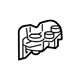 68229629AA - Genuine Mopar Sliding Door Latch Right