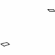 68278786AA - Genuine Mopar Guide-SUNROOF Glass
