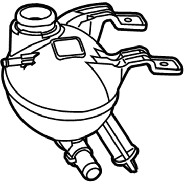 68201453AA - Genuine Mopar Bottle-COOLANT Recovery