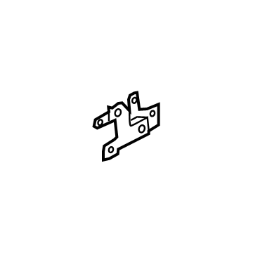 68349739AA - Genuine Mopar Bracket-Hood Release