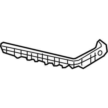 6410D336 - Genuine Mopar Bracket-Rear Bumper Face Side