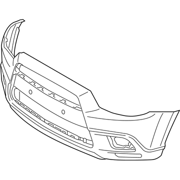6400H486 - Genuine Mopar Front Bumper Fascia