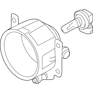 8321A668 - Genuine Mopar Fog Lamp