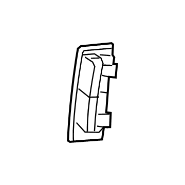 68366089AA - Genuine Mopar Bracket-Molding Right