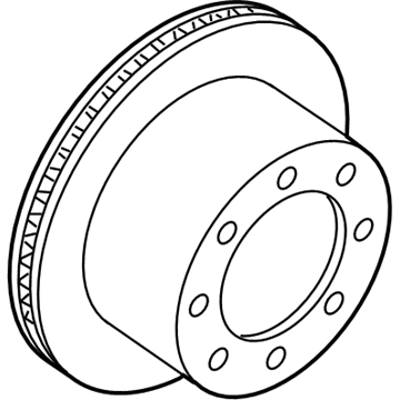 68188899AC - Genuine Mopar Brake Rotor