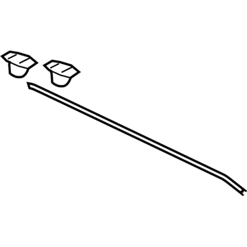 5902A021 - Genuine Mopar WEATHERST-Hood