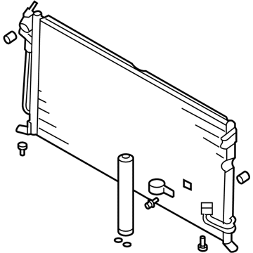 MN151100 - Genuine Mopar CONDENSER-A/C REFRIGERANT