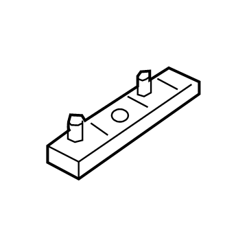 68366199AA - Genuine Mopar Bracket-Molding Left