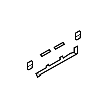 68368663AA - Genuine Mopar Bracket-FASTENER Left