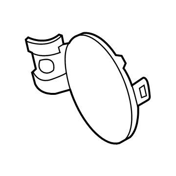 5940A143 - Genuine Mopar Door-Fuel Filler