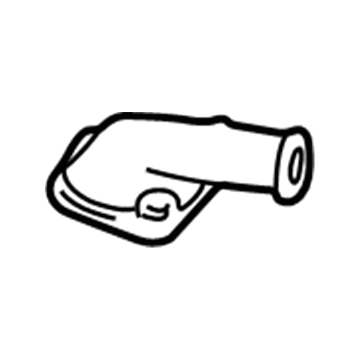 2561122010 - Genuine Mopar Water Out-Water Outlet