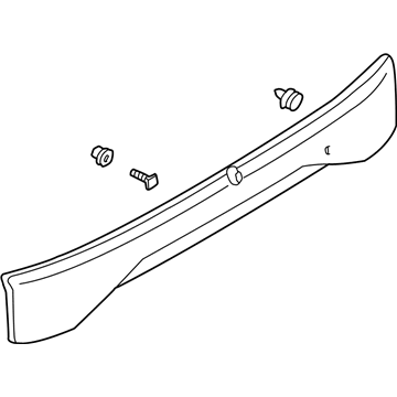 5817A092 - Genuine Mopar Molding-TAILGATE