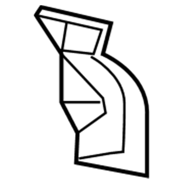 5370B016 - Genuine Mopar Shield-Rear Wheel Splash
