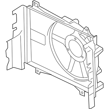 1355A278 - Genuine Mopar SHROUD-Cooling Fan