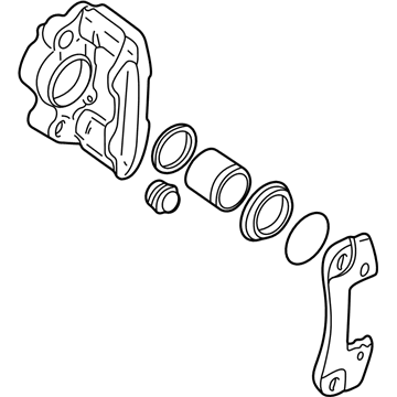 MR307413 - Genuine Mopar CALIPER K-Rear Brake