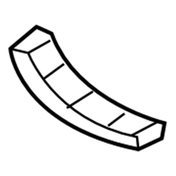 6400H314 - Genuine Mopar Bracket-Front Bumper Side