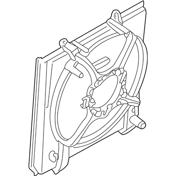 MR968365 - Genuine Mopar Cooling Fan Shroud