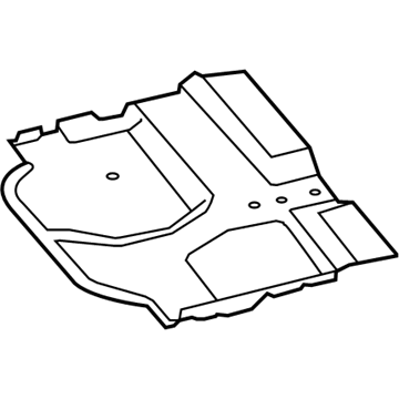 68145522AC - Genuine Mopar Belly Pan-Front