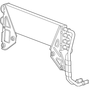 55111391AD - Genuine Mopar Power Steering Cooler