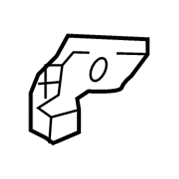 6400F222 - Genuine Mopar Front Bumper Side Bracket