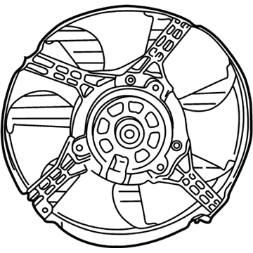 4677695AB - Genuine Mopar Module-Fan