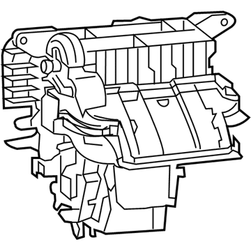 68223036AE - Genuine Mopar Housing-A/C And Heater