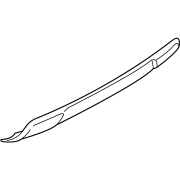 6410C863 - Genuine Mopar Molding-Rear Bumper