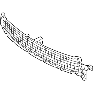 6402A199 - Genuine Mopar Grille-Front Bumper